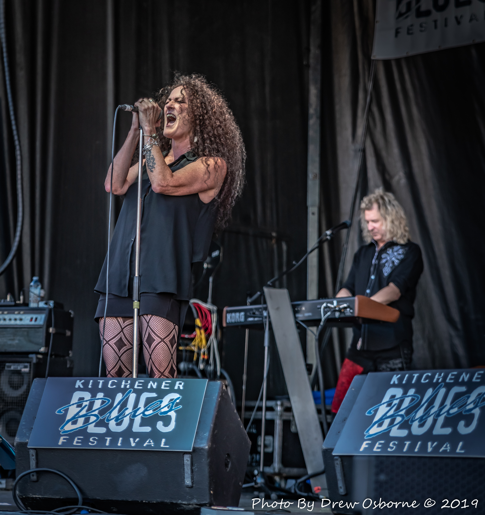 Darby Mills at TD Kitchener Blues Festival 2019 - Front of the Stage