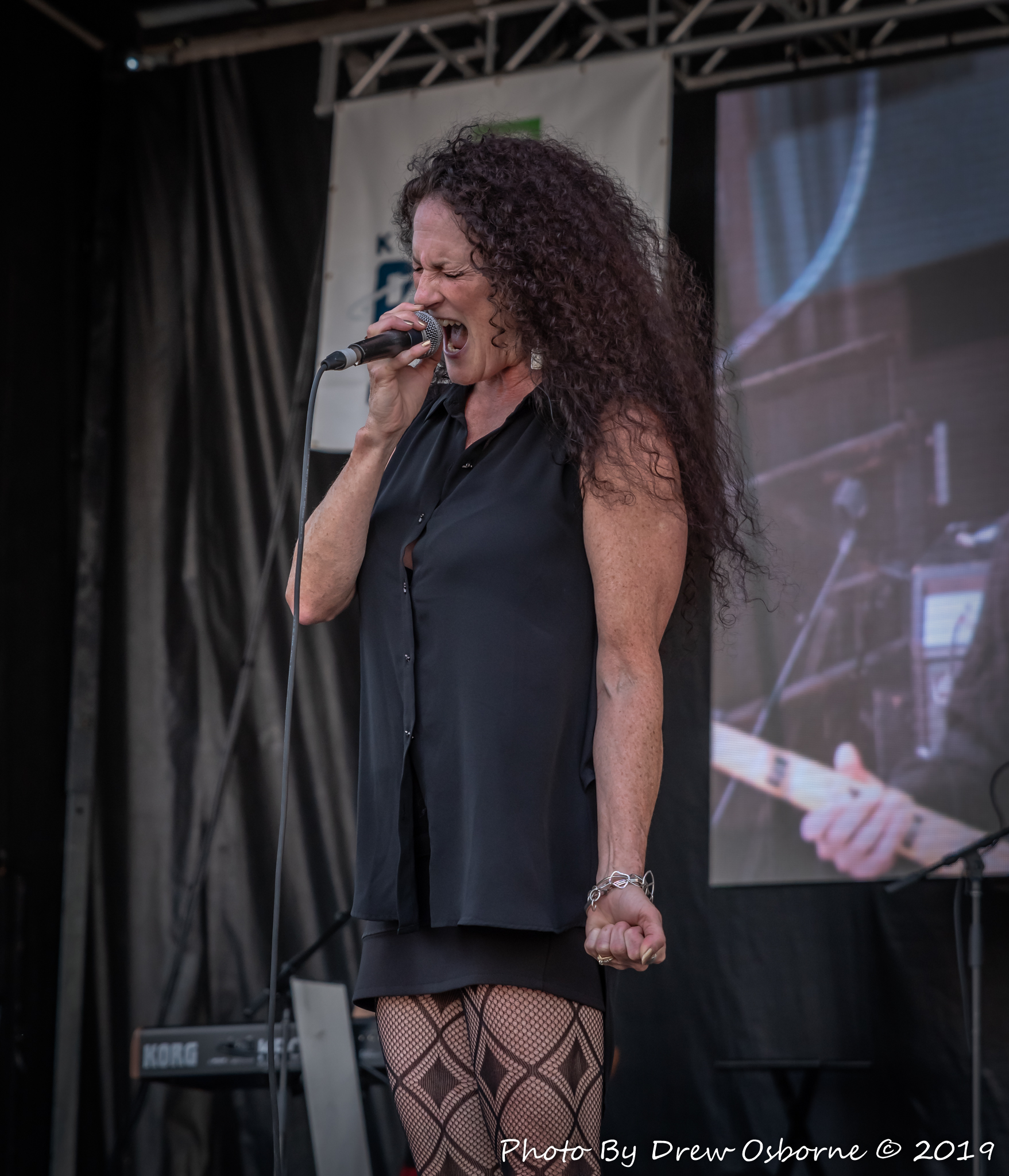 Darby Mills at TD Kitchener Blues Festival 2019 - Front of the Stage