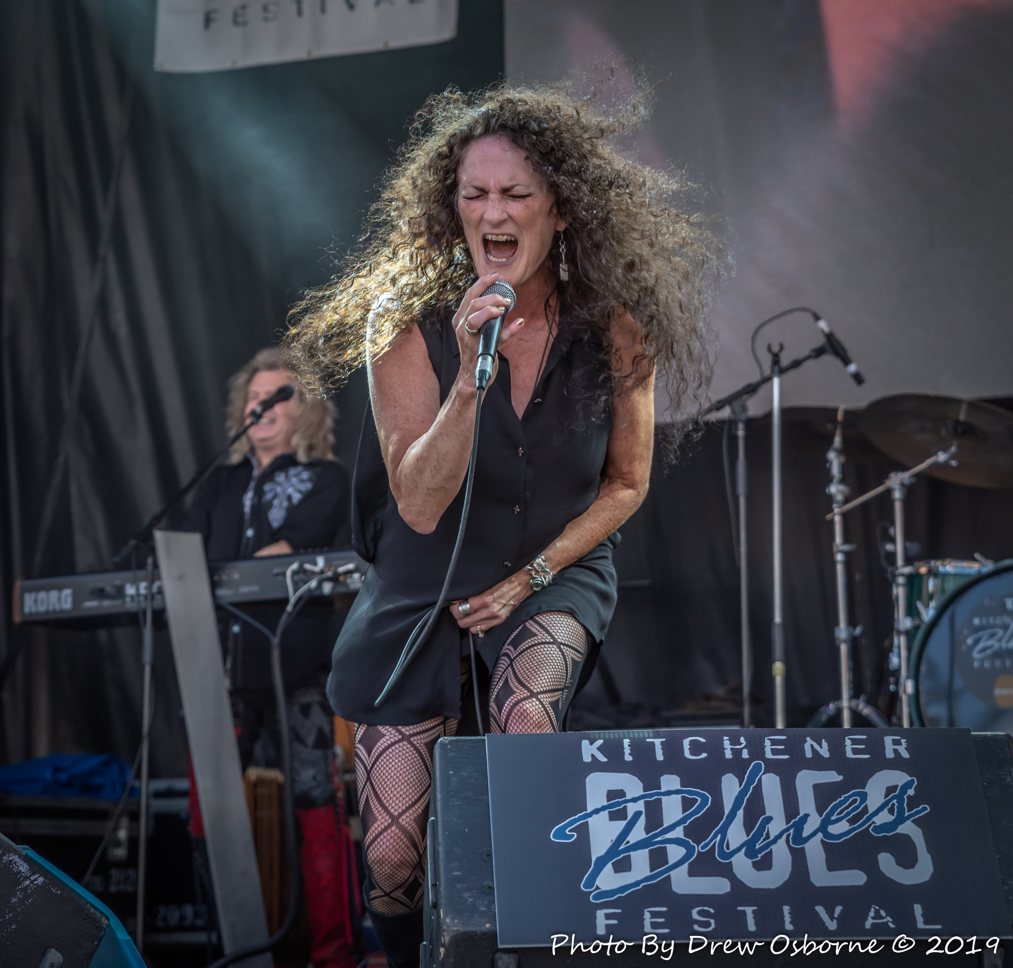 Darby Mills at TD Kitchener Blues Festival 2019 - Front of the Stage