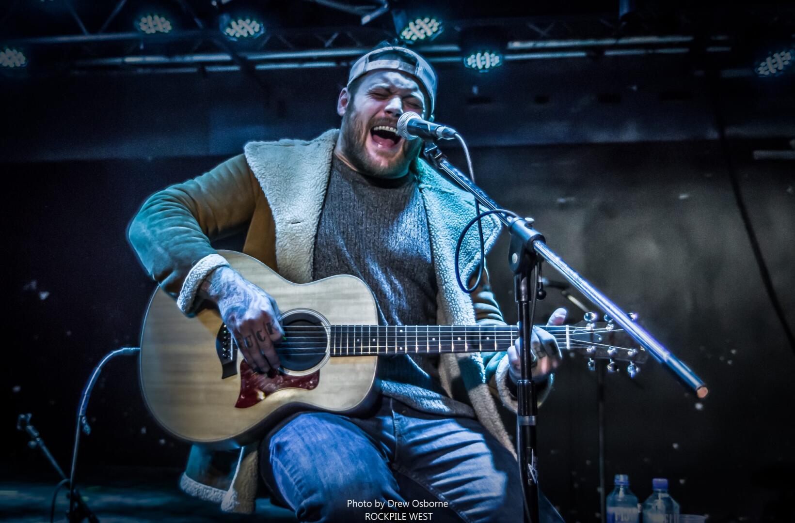 Danny Worsnop @ The Rockpile, Toronto - Front of the Stage